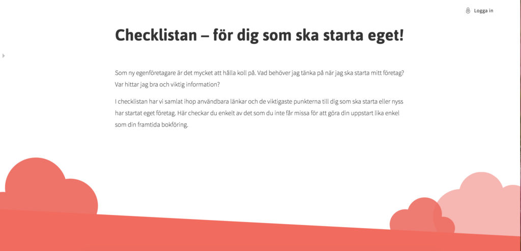 checklista starta foretag - Nystartad